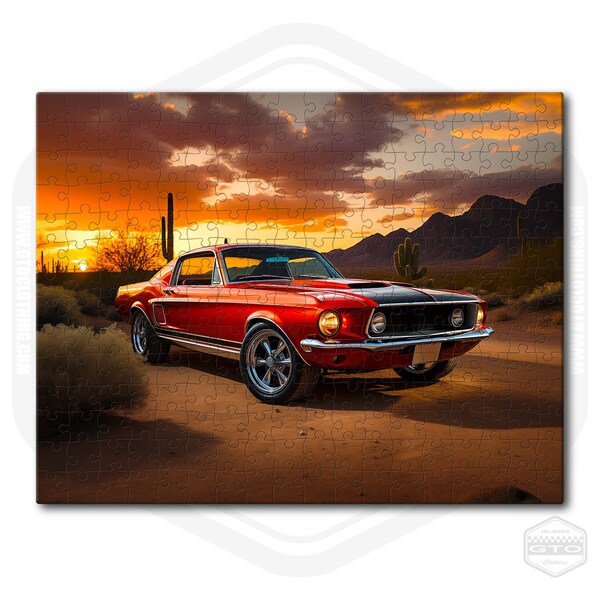 Ford Mustang Puzzle - Etsy