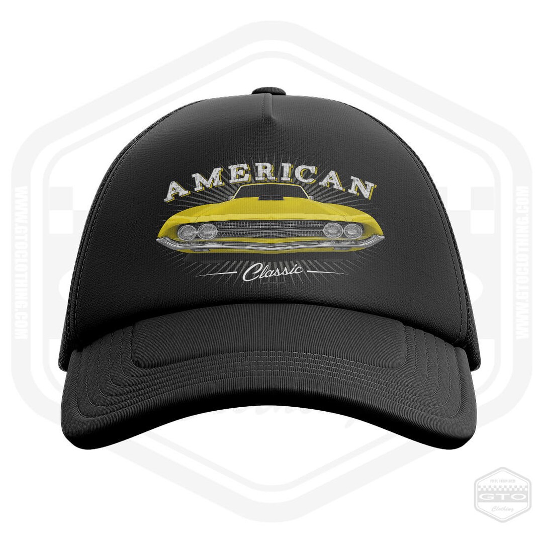 GTO Clothing | 70 Ford Falcon 429 Trucker Cap Black | Onesize | Made in ...