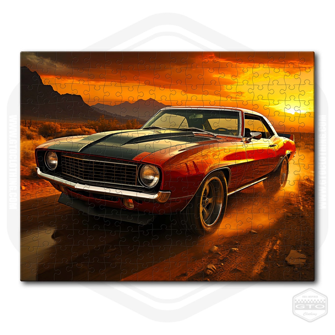Chevrolet Camaro 2 Muscle Car Jigsaw Puzzle - Etsy