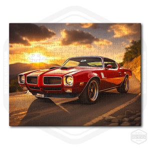 1970 Pontiac Firebird 1 Muscle Car Jigsaw Puzzle - Etsy