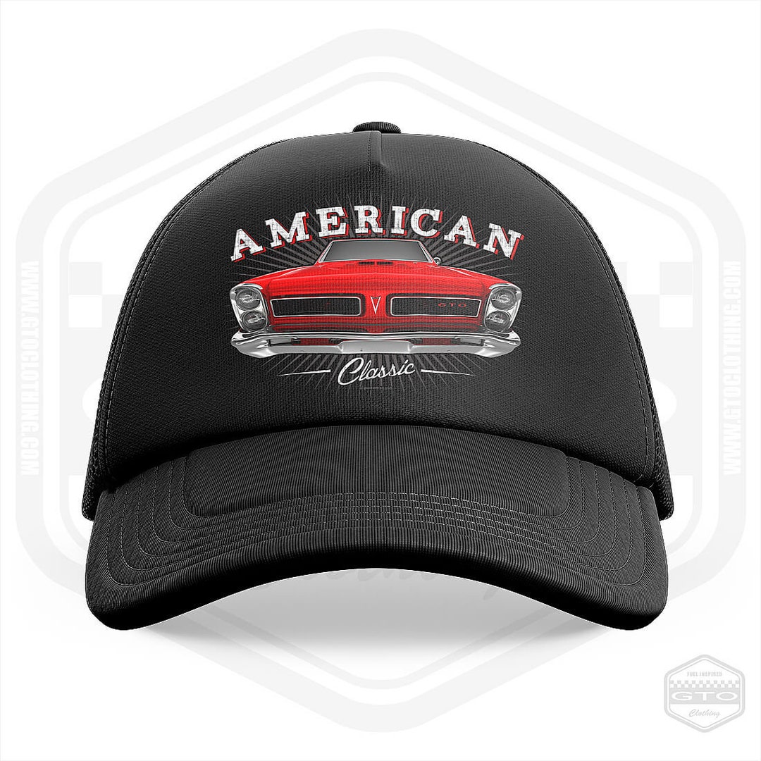 1965 Pontiac GTO Trucker Cap Black | Onesize | Made in USA - Etsy