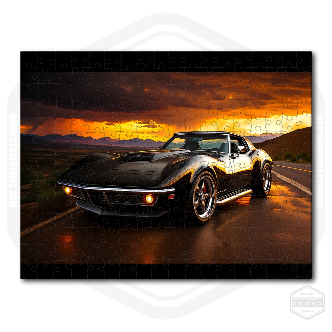 1968 Chevrolet Corvette 3 Muscle Car Jigsaw Puzzle - Etsy
