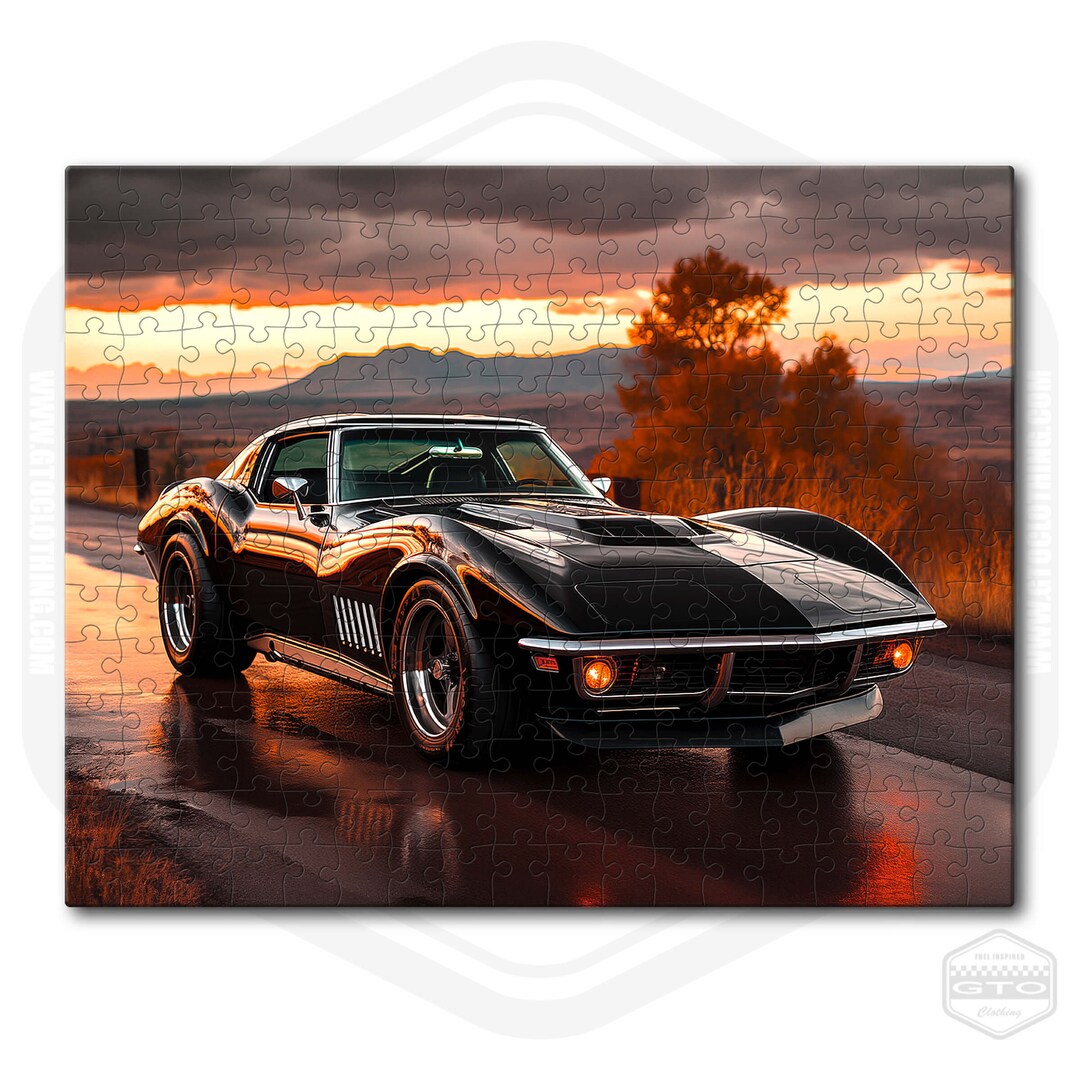 1968 Chevrolet Corvette 1 Muscle Car Jigsaw Puzzle - Etsy