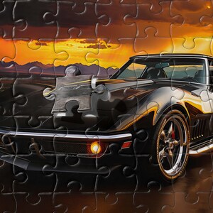 1968 Chevrolet Corvette 3 Muscle Car Jigsaw Puzzle - Etsy