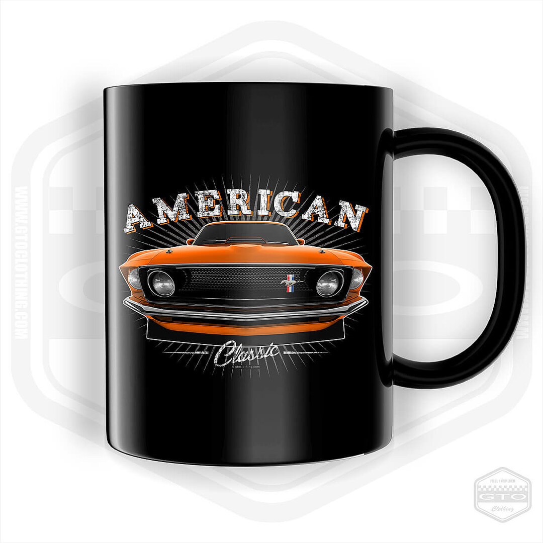 1969 Ford Mustang Car Mug - Fathers Day - Gift Idea - Car Lovers - Etsy