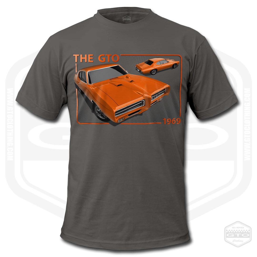 Men's 1969 Pontiac GTO American Muscle Car T-shirt - Etsy