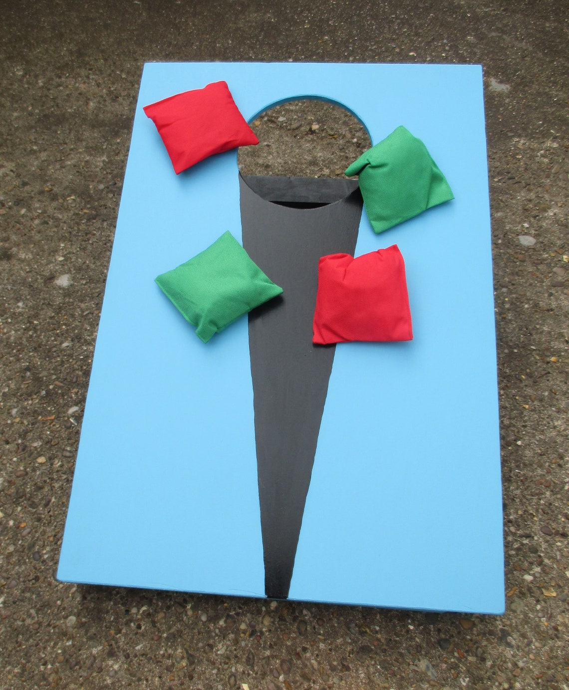 Cornhole Garden Game (half Size) - Etsy UK