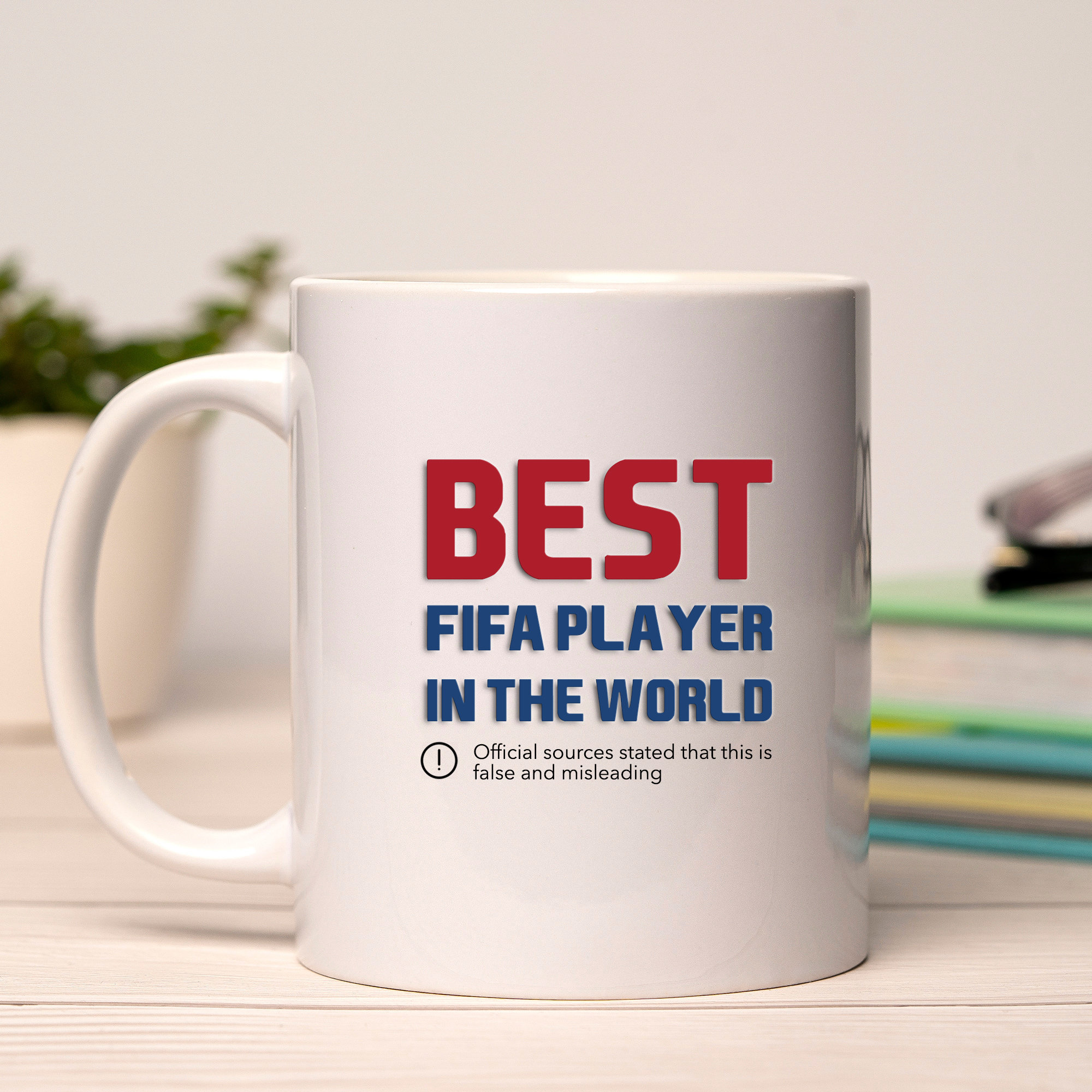 FIFA Mug Best FIFA Player in the World Disclaimer Mug Personalised ...