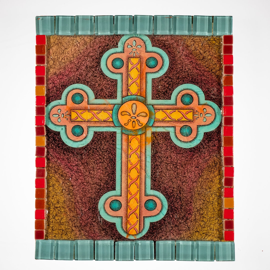 Budded Cross 8x10 Acrylic Wall Art - Etsy