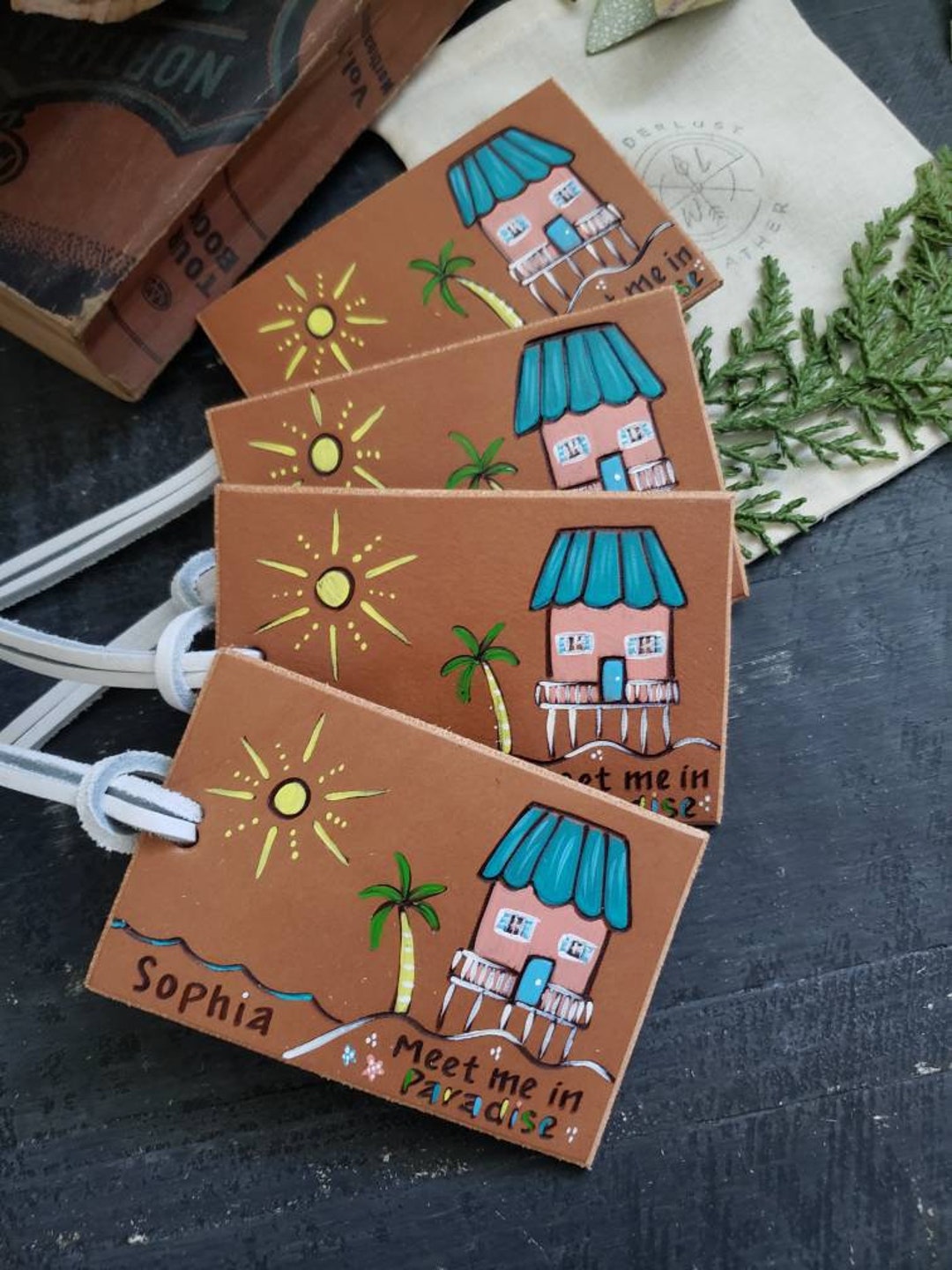Family Vacation Luggage Tags. Beach Travel Tags. Beach House Tag. Beach ...