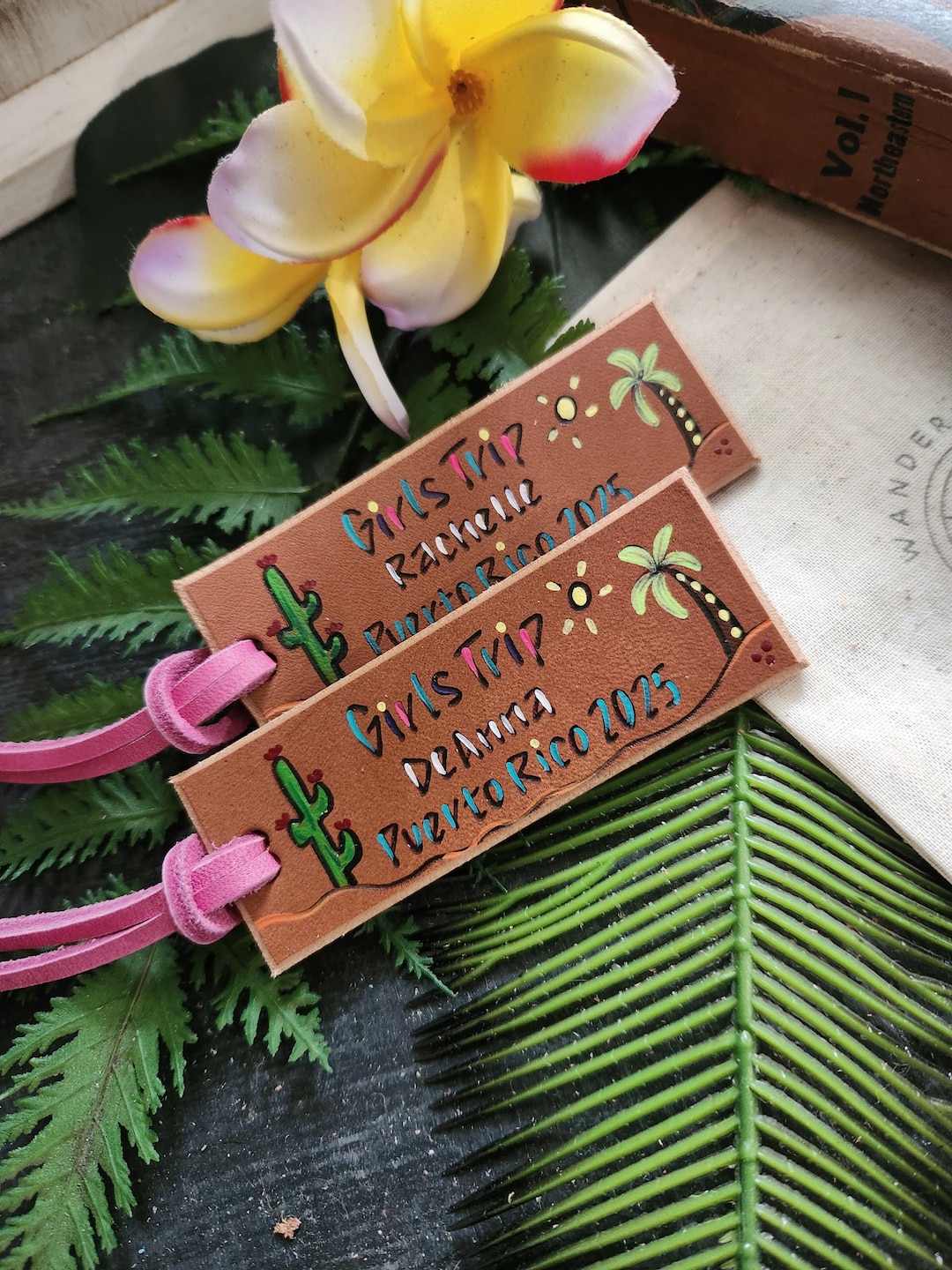 Girls Trip Luggage Tag. Desert Cactus Travel Tags. Desert Luggage Tags ...