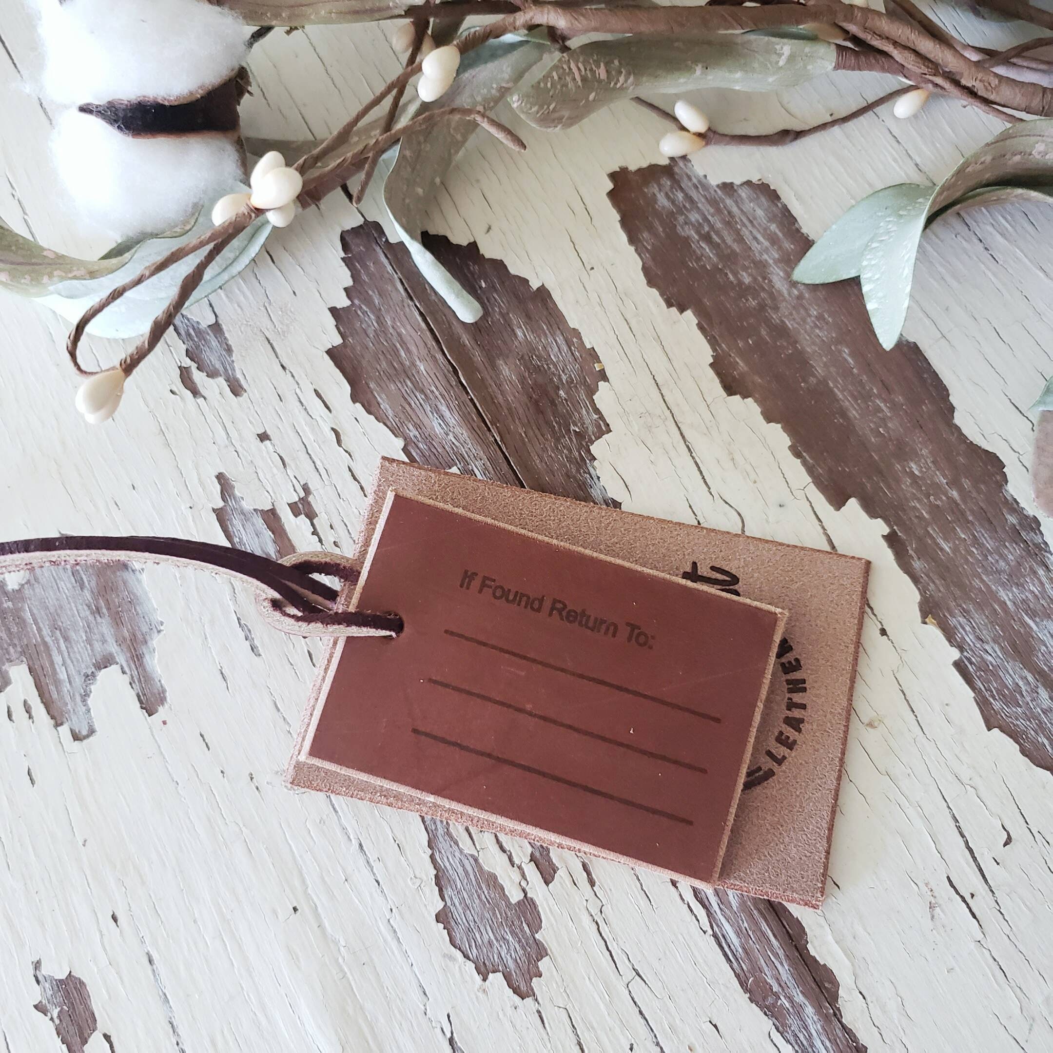 Blank Address Tag Can Be Added to Any Order With Large Tag | Etsy