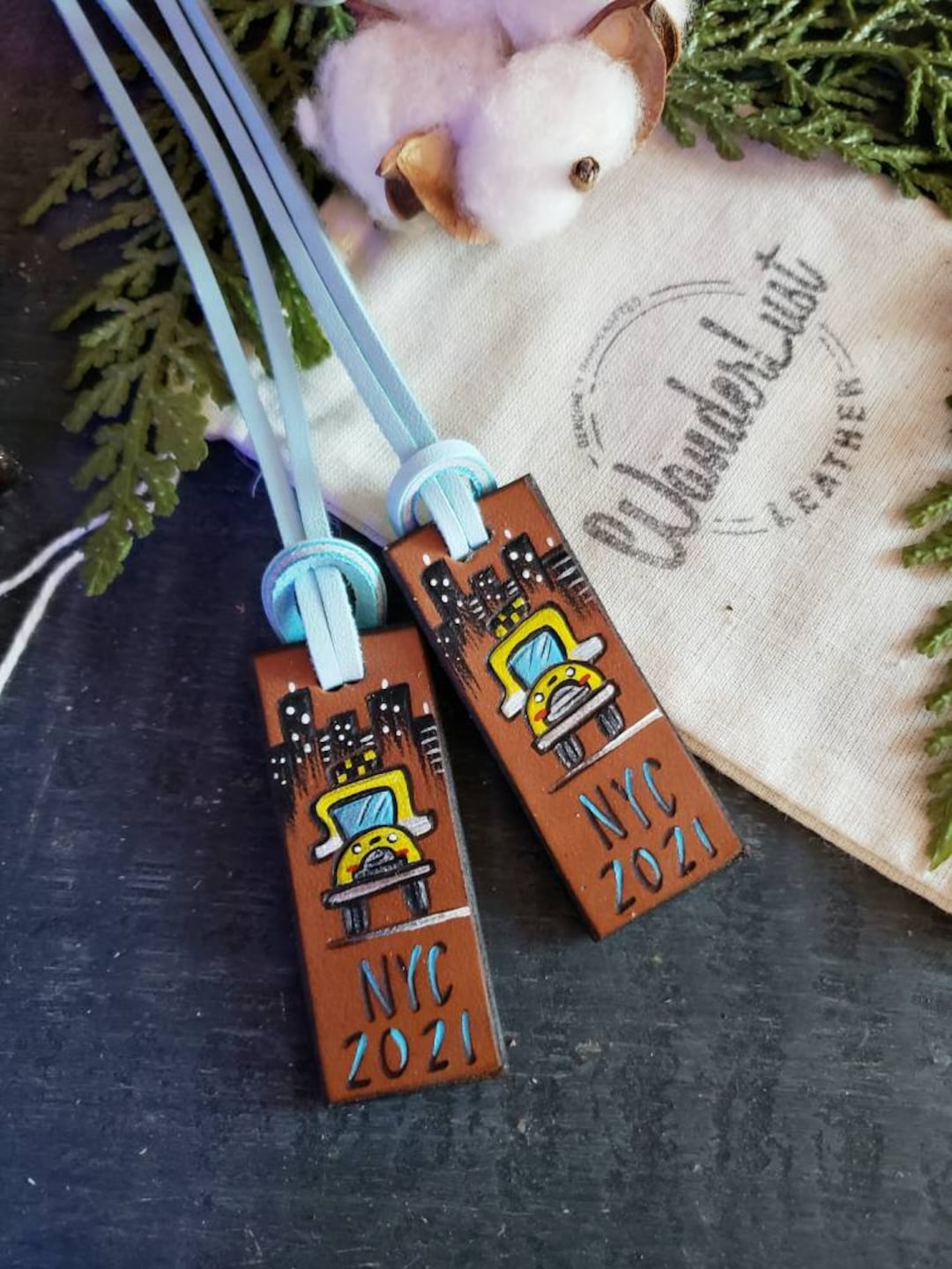 NYC Tag. NYC Luggage Tag. Taxi Tag. Taxi Cab Tag. New York Tag. - Etsy