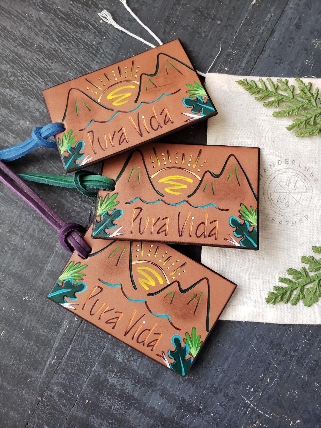 Pura Vida Tag. Costa Rica Tag. Tropical Tag. Beach Tag. - Etsy.de