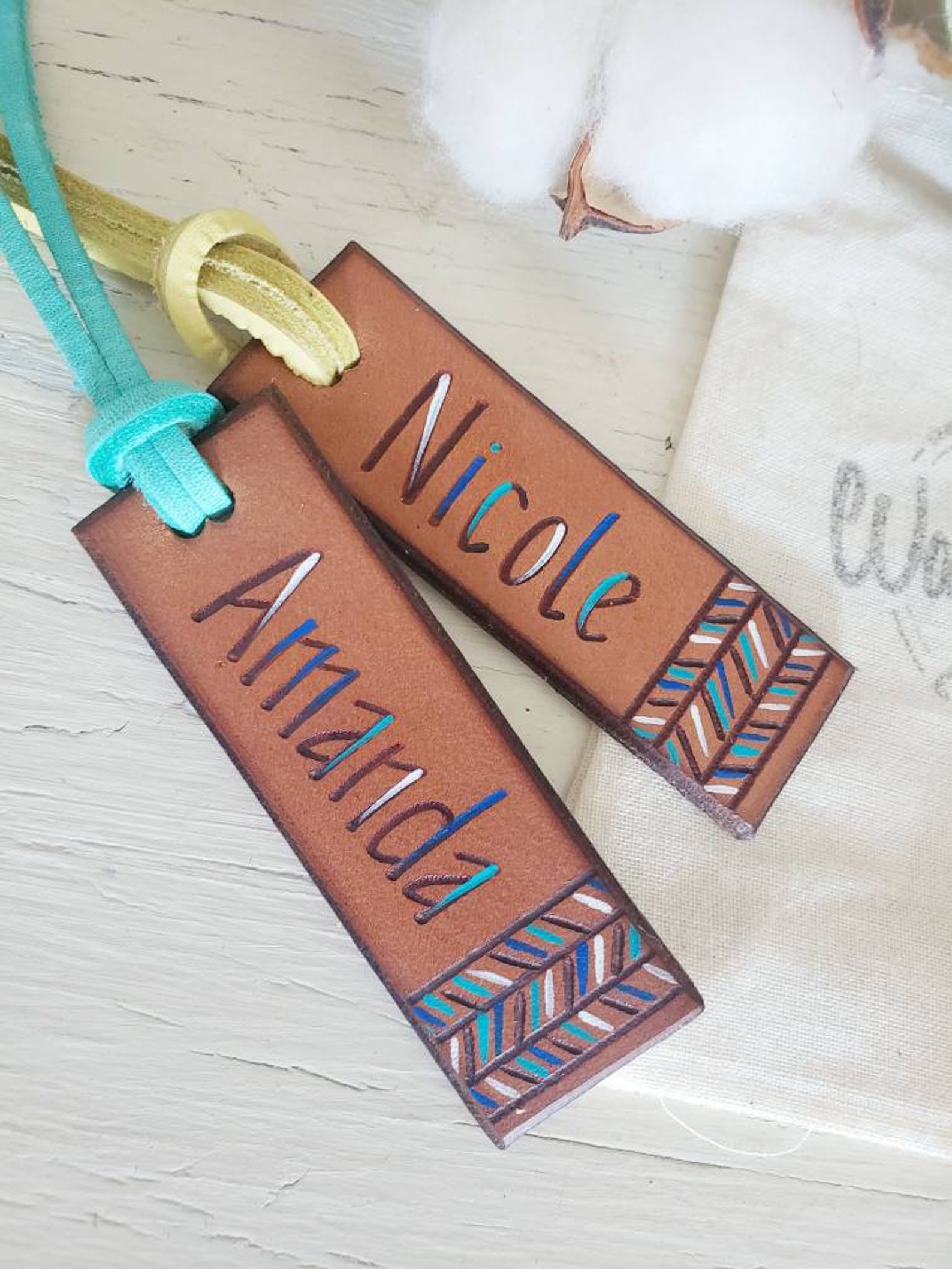 Name Tag. Tribal Name Tag. Chevron Name Tag. Luggage Tag. - Etsy