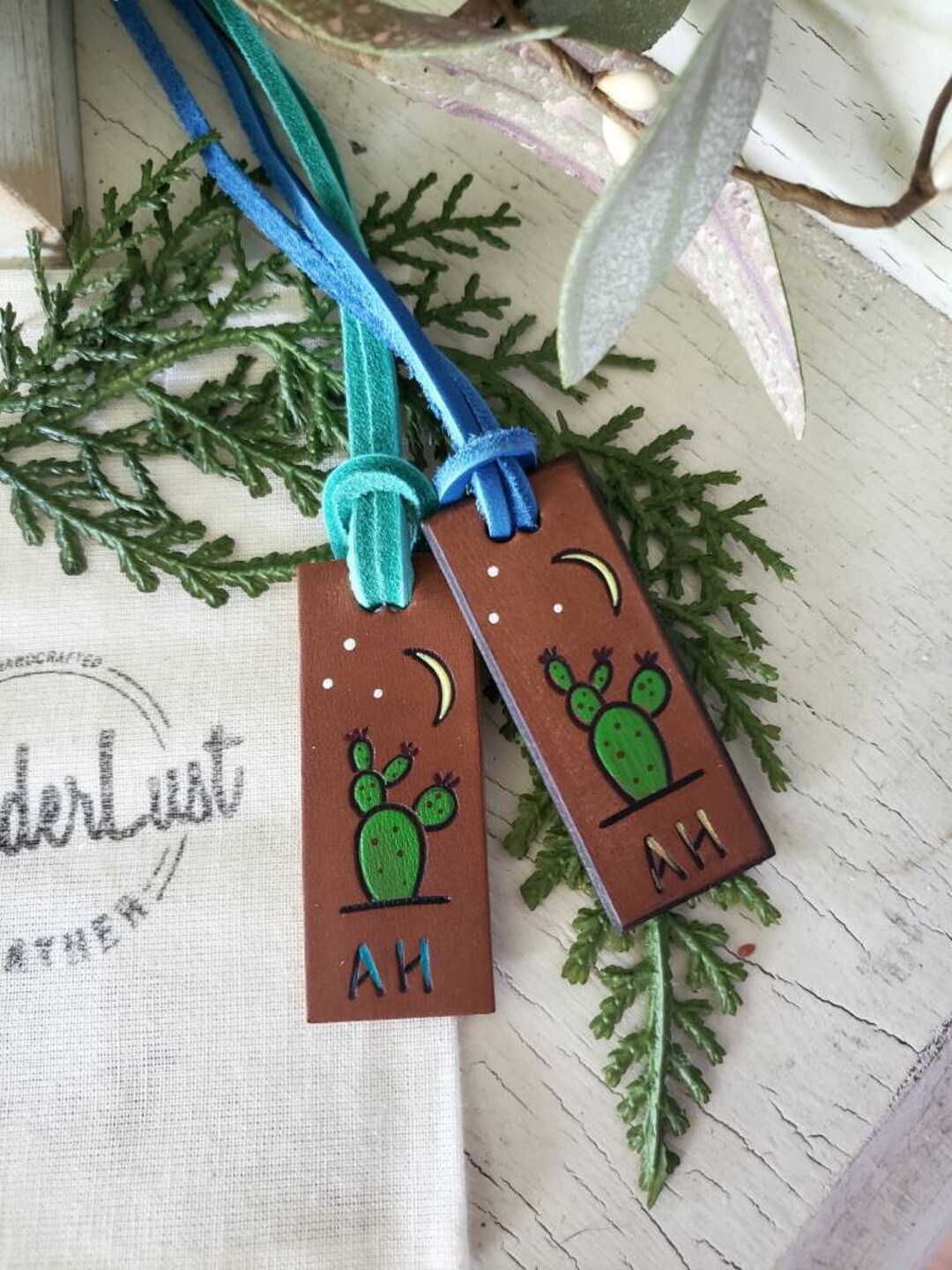 Cactus Luggage Tag. Cactus Tag. Desert Tag. Southwestern - Etsy UK