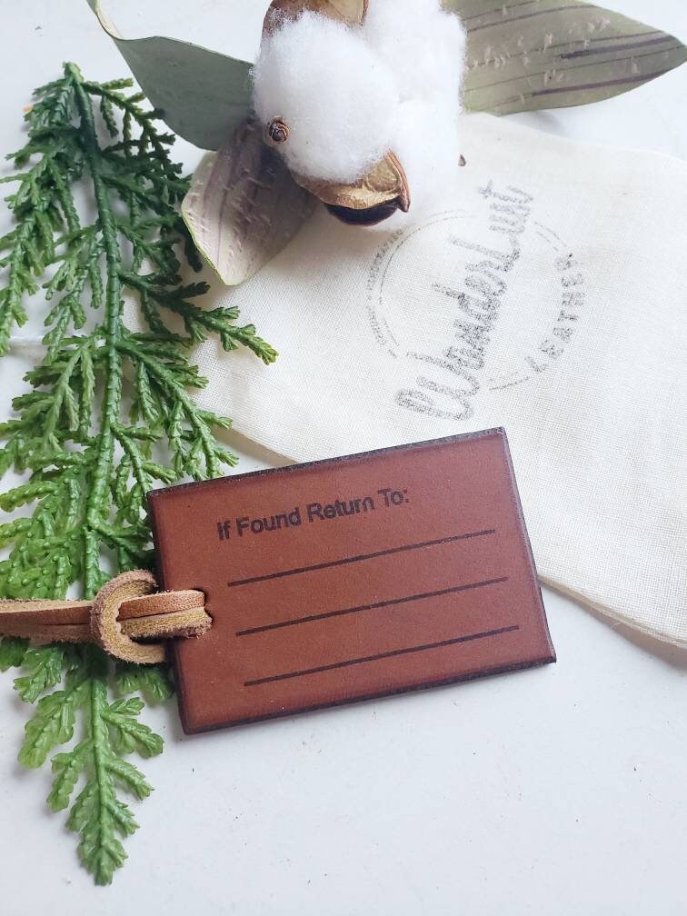 Blank Address Tag Can Be Added to Any Order With Large Tag | Etsy