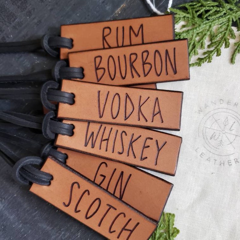 Liquor Bottle Tag - Etsy