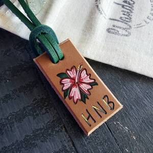 Hibiscus Tag. Hibiscus Favors. Hibiscus Luggage Tag. Hibiscus. - Etsy