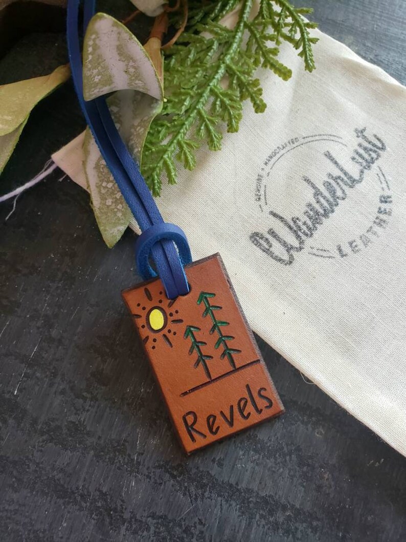 Custom Luggage Tag. Rustic Wedding Favors. Tree Luggage Tag. - Etsy
