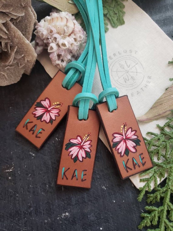 Hibiscus Tag. Hibiscus Favors. Hibiscus Luggage Tag. Hibiscus. - Etsy