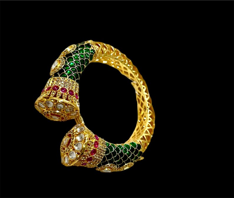 Sabyasachi Inspired Uncut Polki Kundan Designer Bangles - Etsy