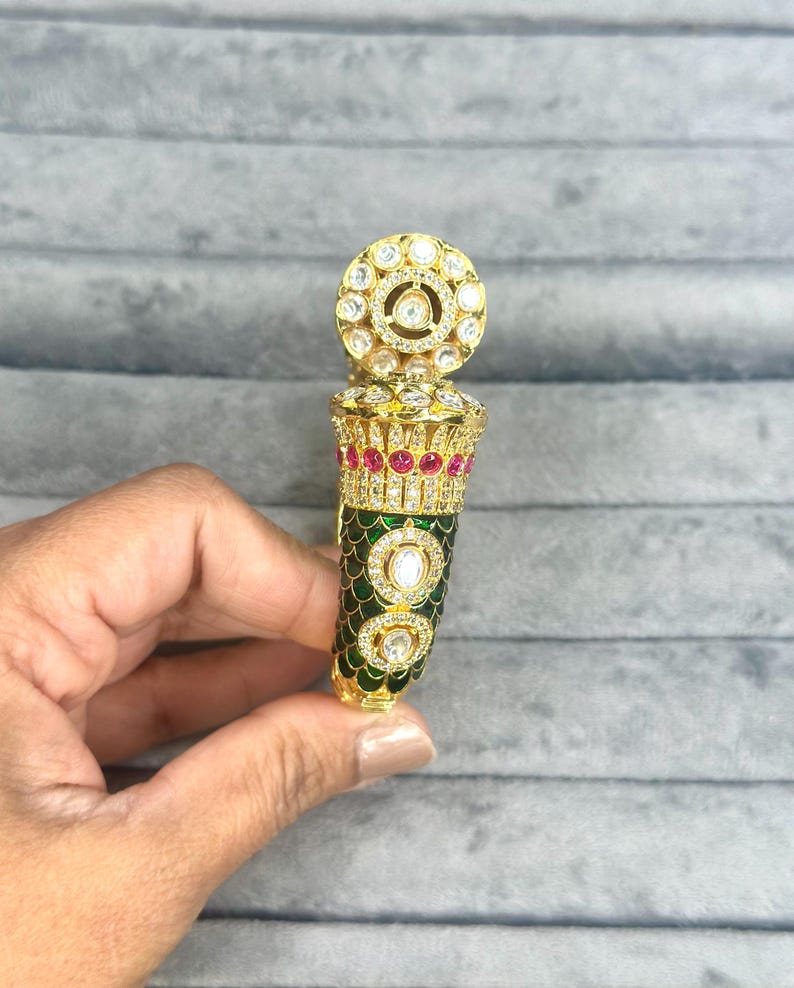 Sabyasachi Inspired Uncut Polki Kundan Designer Bangles - Etsy