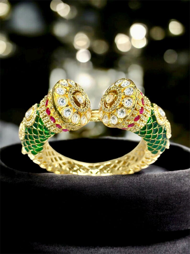 Sabyasachi Inspired Uncut Polki Kundan Designer Bangles - Etsy
