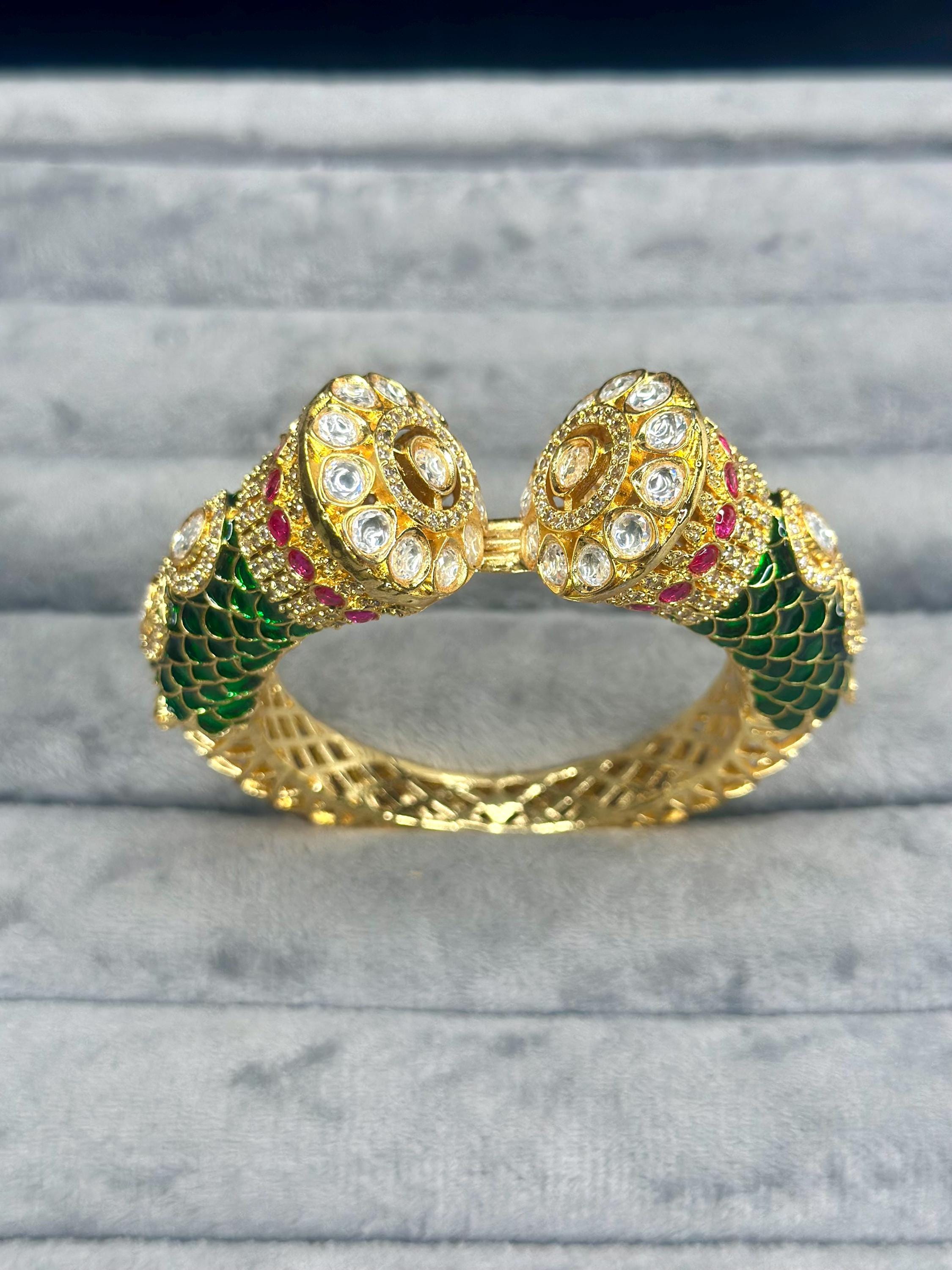 Sabyasachi Inspired Uncut Polki Kundan Designer Bangles - Etsy