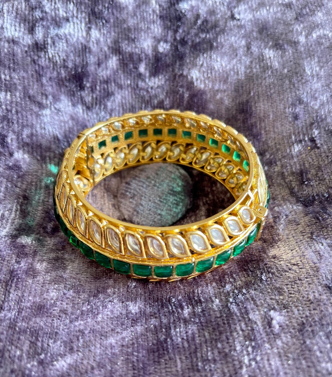Sabyasachi Inspired Uncut Kundan Designer Bangle - Etsy