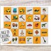 Construction Bingo Game for Kids, Kids Builder Party Game, Classroom ...