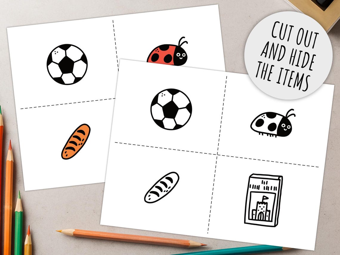 Letter B Scavenger Hunt for Kids | Alphabet Activity, Preschool ...