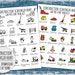 Construction Scavenger Hunt for Kids, Builder Construction Truck ...