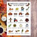 Pumpkin Patch Scavenger Hunt for Kids, Fall Treasure Hunt, Autumn Party ...