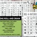 Spring Roll and Draw Game Spring Dice Drawing Activity for Kids BUNDLE ...