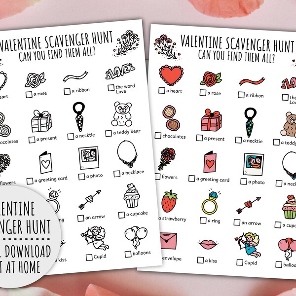 Romantic Scavenger Hunt - Etsy