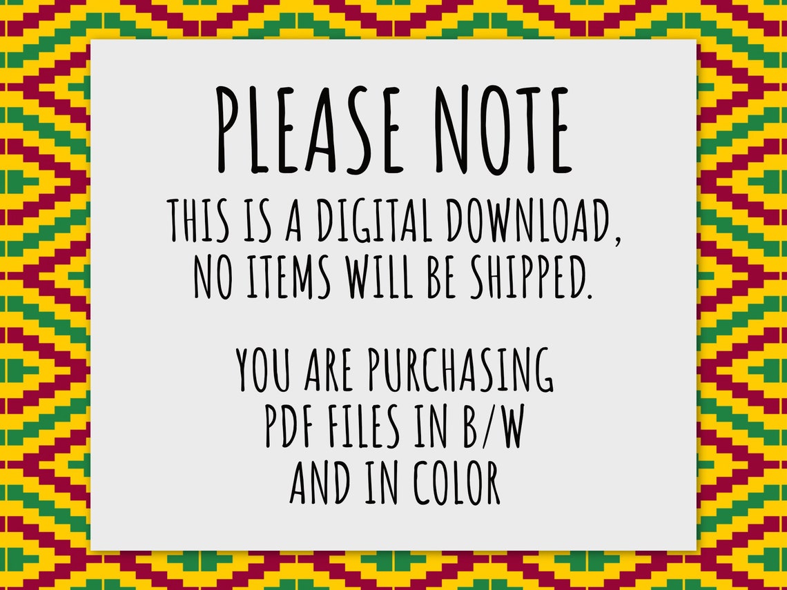 Kwanzaa Scavenger Hunt for Kids, African Festival Treasure Hunt, Party ...