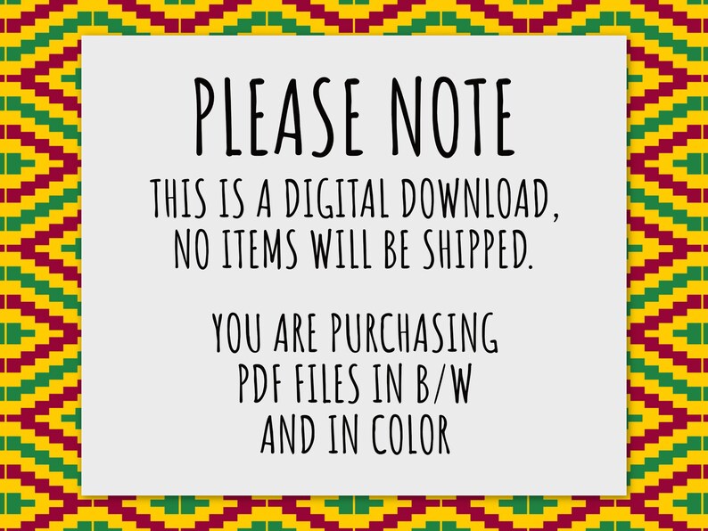 Kwanzaa Scavenger Hunt for Kids, African Festival Treasure Hunt, Party ...