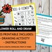 Roll-a-flower Roll and Draw a Flower Game Spring Dice Drawing Activity ...