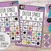 Outer Space Bingo Game for Kids, Kids Galaxy Party Game, Classroom Game ...
