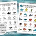 Aquarium Scavenger Hunt for Kids, Under the Sea Treasure Hunt and Ocean ...