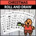 Christmas Roll and Draw Game Xmas Dice Drawing Activity for Kids BUNDLE ...
