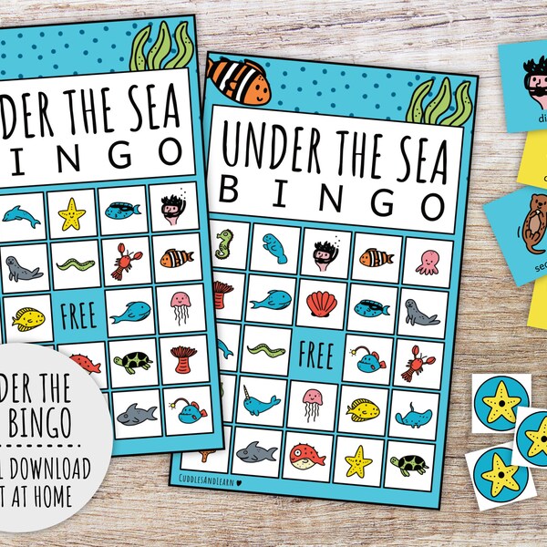 Sea Bingo - Etsy