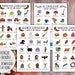 Fall Scavenger Hunt Bundle for Kids, Set of 4 Autumn Treasure Hunt ...