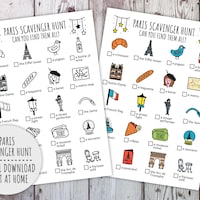 Jungle Scavenger Hunt for Kids, Tropical Safari Animal Treasure Hunt ...