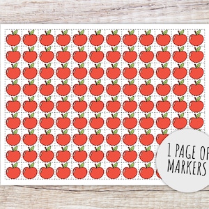 Apple Bingo Game for Kids, Kids Harvest Autumn Party Game, Classroom ...