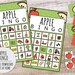 Apple Bingo Game for Kids, Kids Harvest Autumn Party Game, Classroom ...