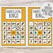 Thanksgiving Bingo Game for Kids, Kids Fall Party Game, Preschool ...