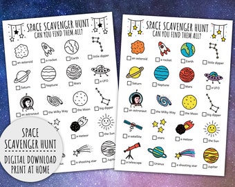 Space Treasure Hunt - Etsy