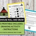 Roll-a-birdhouse Roll and Draw a Birdhouse Game Spring Dice Drawing ...